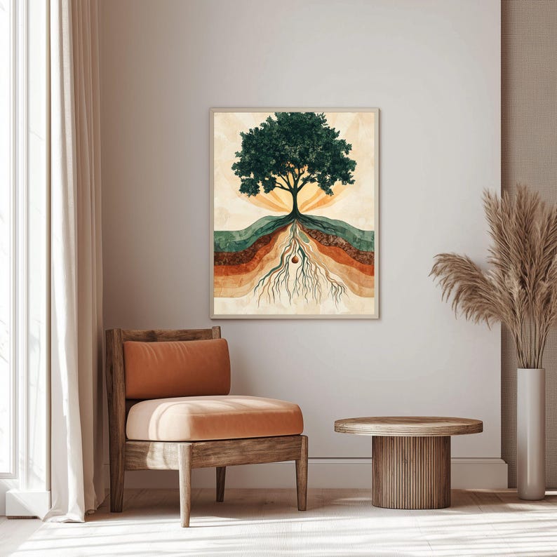 Mustard Tree Wall Art, Parable of Mustard Seed, Digital Print ...