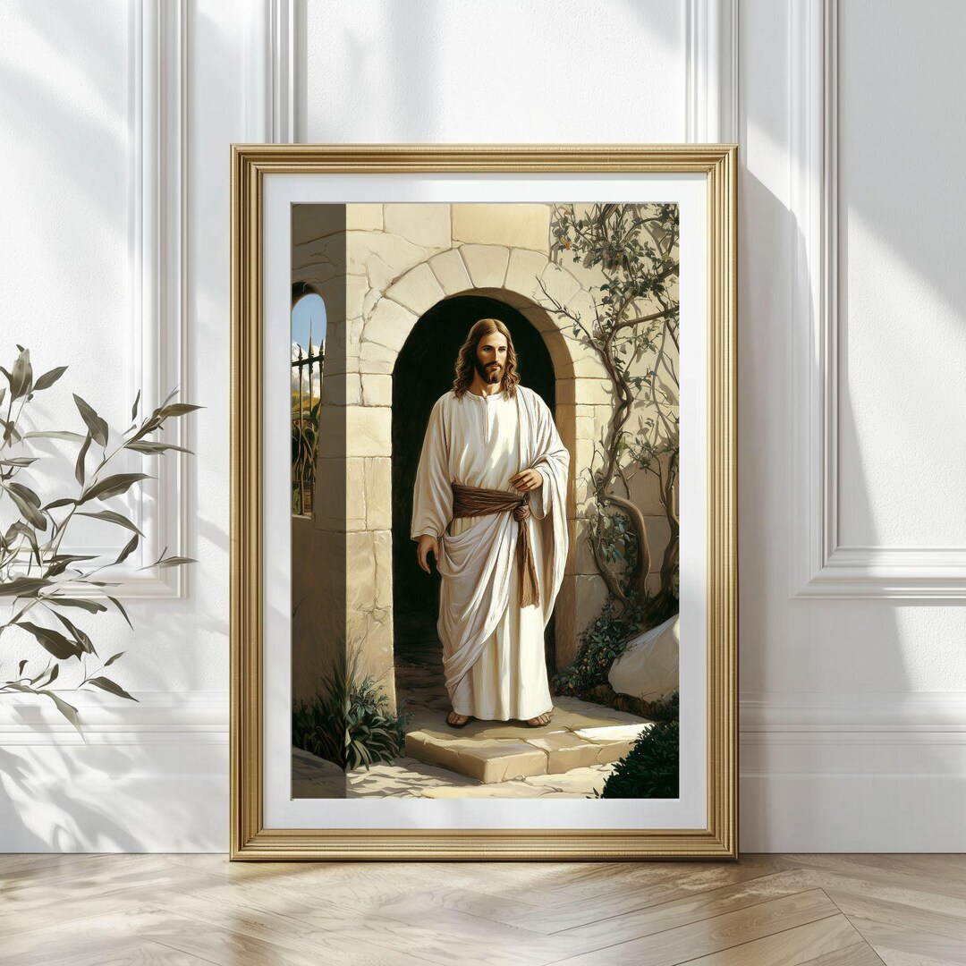 He is Risen Wall Art, Resurrection Bible Art, Christian Wall Art, Empty ...