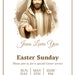 LDS Easter Service Invitation Template, Canva Editable 'jesus Loves You ...