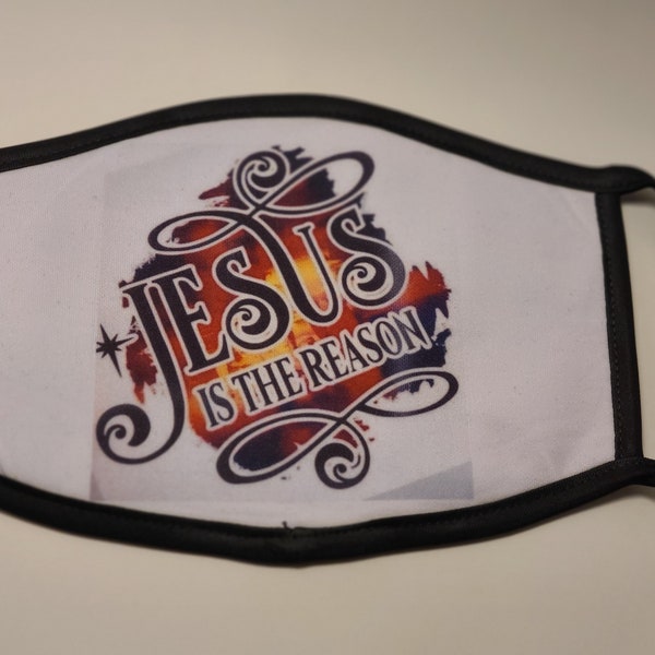 Jesus Face Mask - Etsy