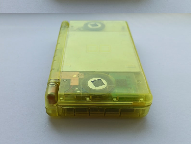 Nintendo DS Lite Console Custom Modded With Transparent Yellow | Etsy