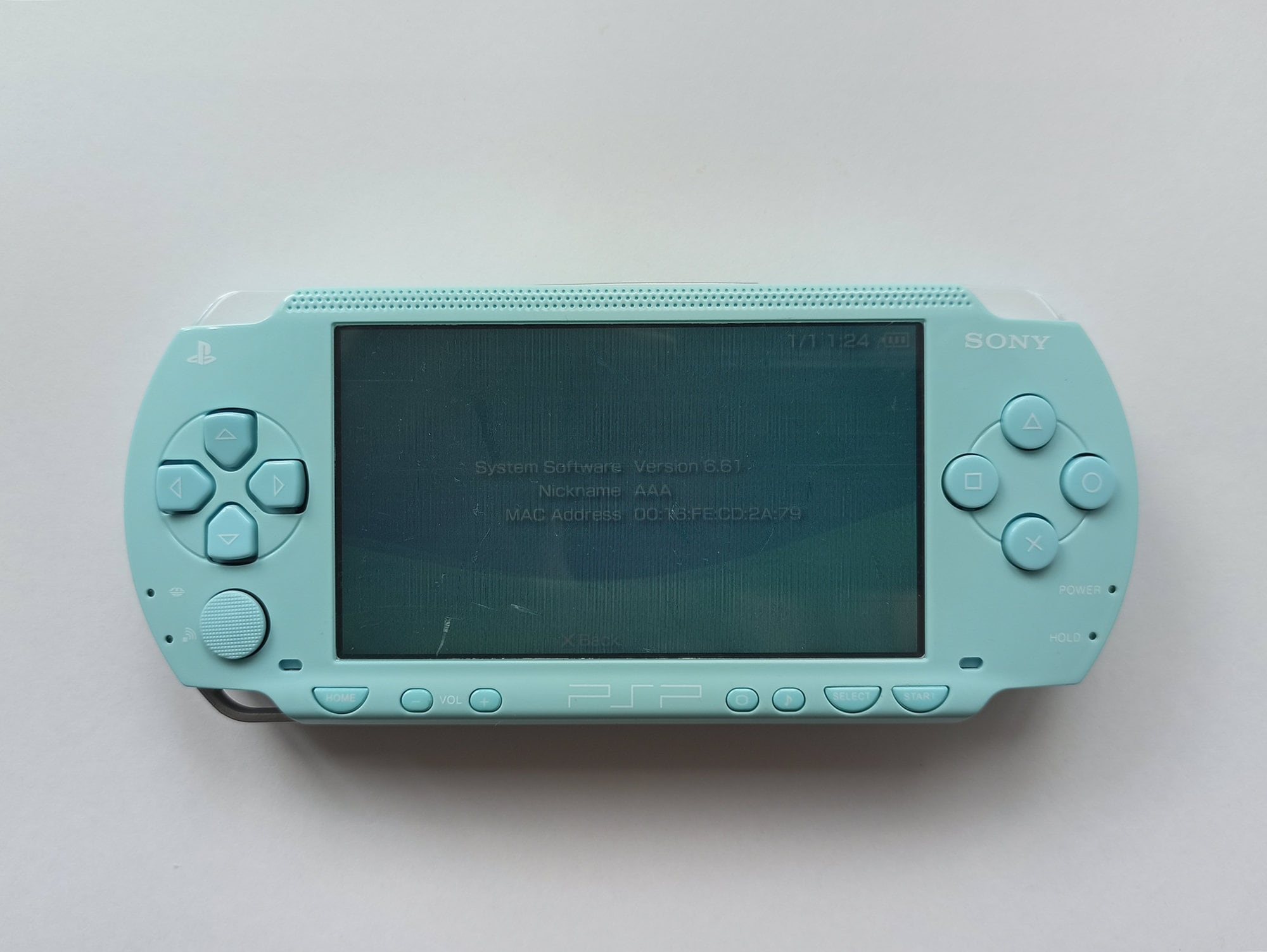 Light Blue Sony PSP 1000 Console Mint Condition Custom Modded - Etsy