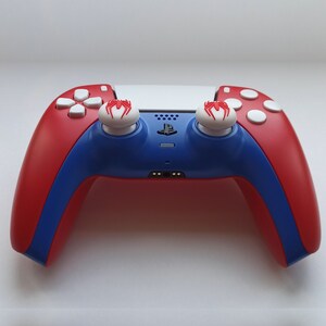 Spider Theme Dualsense Custom Modded With New Housing Case and Rgb ...