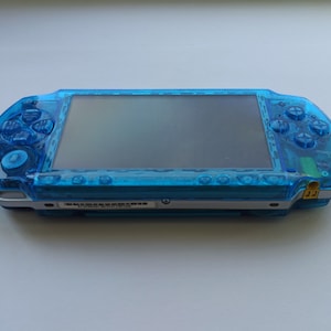 Custom Transparent Blue Sony PSP 1000 Console Mint Condition - Etsy