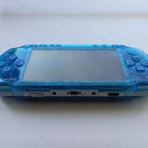 Custom Transparent Blue Sony PSP 1000 Console Mint Condition - Etsy