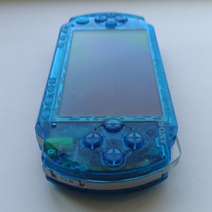 Custom Transparent Blue Sony PSP 1000 Console Mint Condition - Etsy