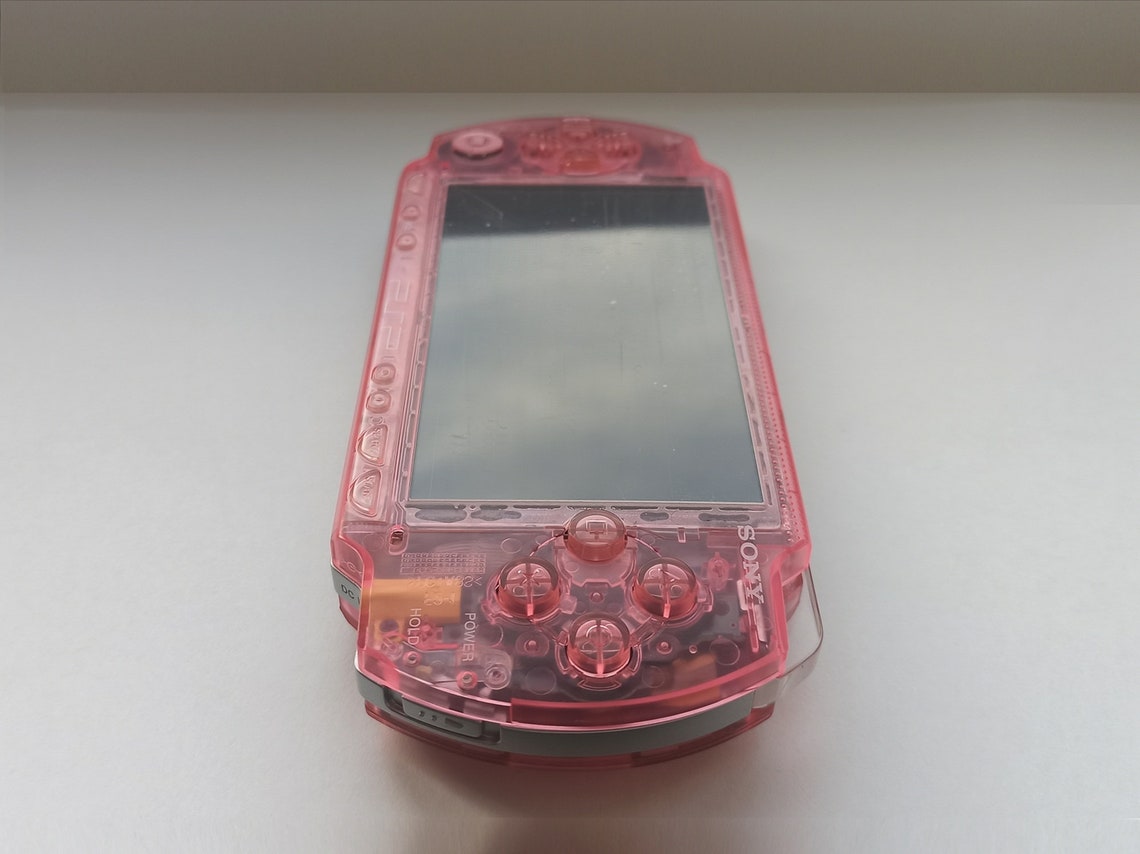 Transparent Pink Sony PSP 1000 Console Mint Condition Custom - Etsy