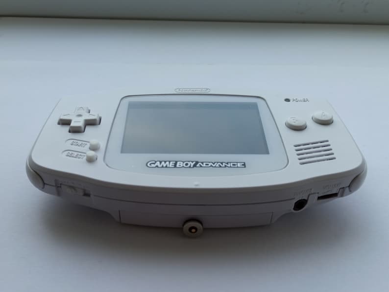 All White Custom Modded Game Boy Advance IPS Backlit Screen - Etsy