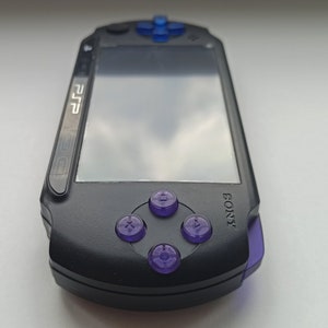 Custom PSP Console Modded With Resin Buttons and Led Lights Sony Play ...