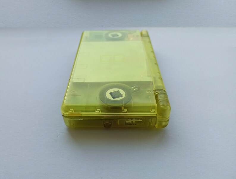 Nintendo DS Lite Console Custom Modded With Transparent Yellow | Etsy