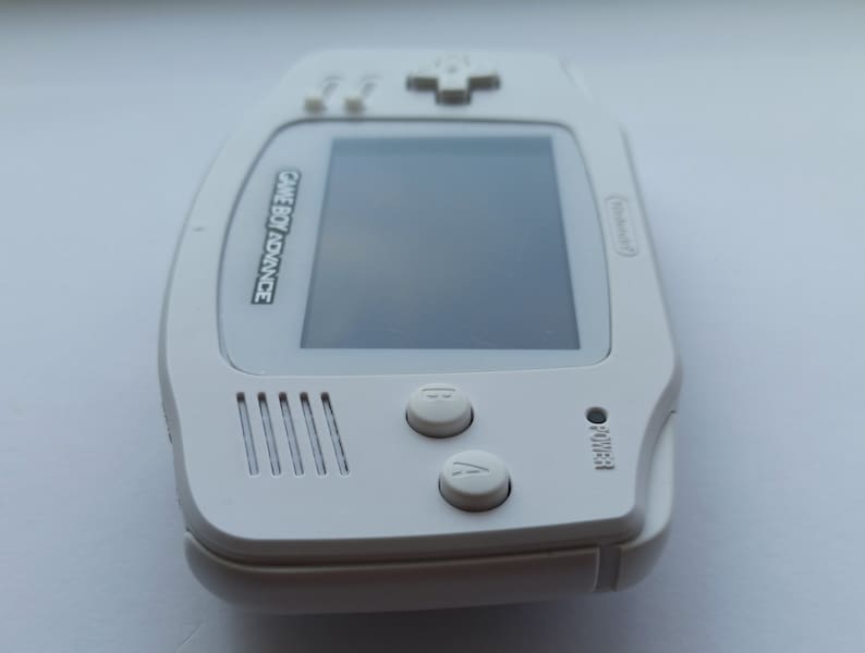 All White Custom Modded Game Boy Advance IPS Backlit Screen - Etsy