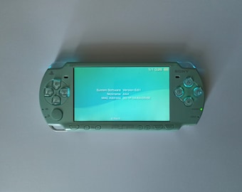 Transparent Pink Sony PSP 1000 Console Mint Condition Custom Modded ...