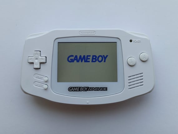 All White Custom Modded Game Boy Advance IPS Backlit Screen - Etsy