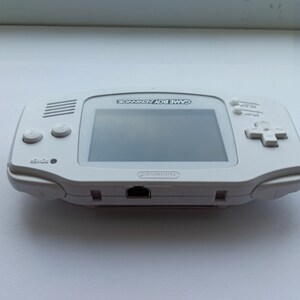All White Custom Modded Game Boy Advance IPS Backlit Screen ...