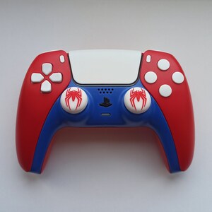 Spider Theme Dualsense Custom Modded With New Housing Case and Rgb ...