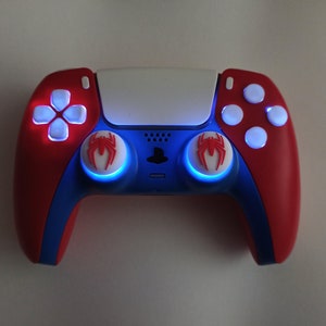 Spider Theme Dualsense Custom Modded With New Housing Case and Rgb ...