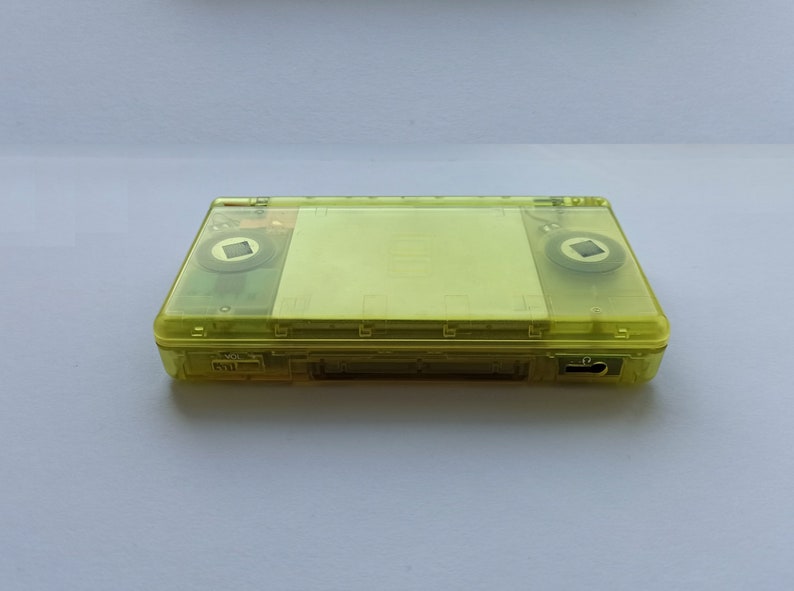 Nintendo DS Lite Console Custom Modded With Transparent Yellow | Etsy