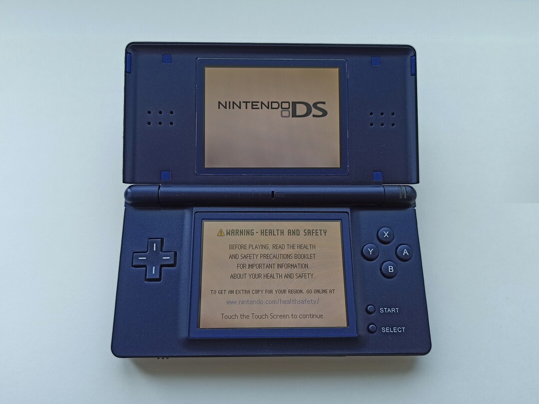 Custom Dark Blue Nintendo DS Lite Console Modded (refurbished) With New ...