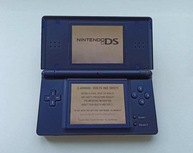 Custom Dark Blue Nintendo DS Lite Console Modded (refurbished) With New ...