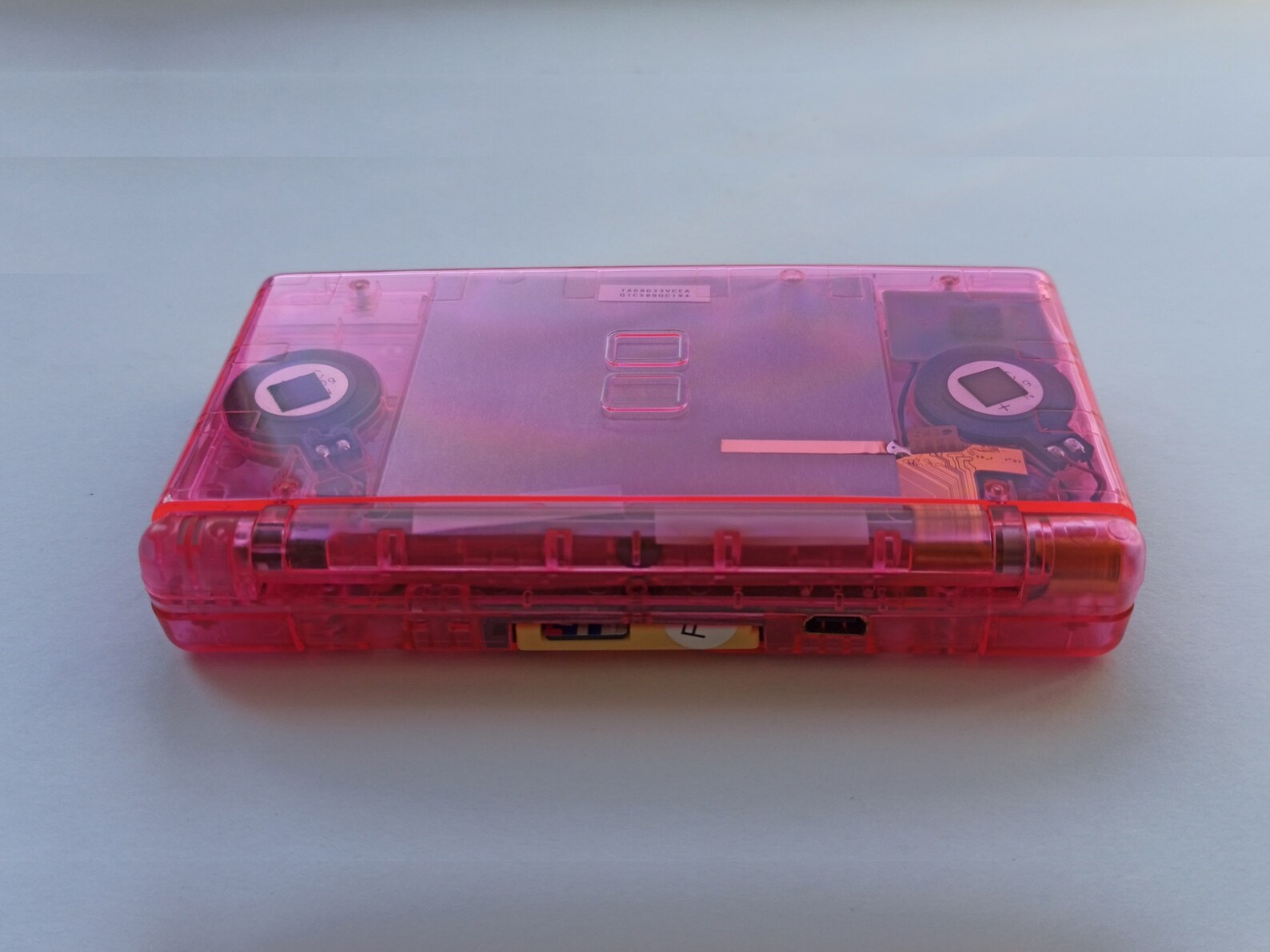 Custom transparent pink Nintendo DS lite Console modded with | Etsy