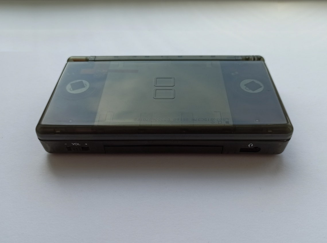 Nintendo DS Lite Console Custom Modded With Transparent Black - Etsy