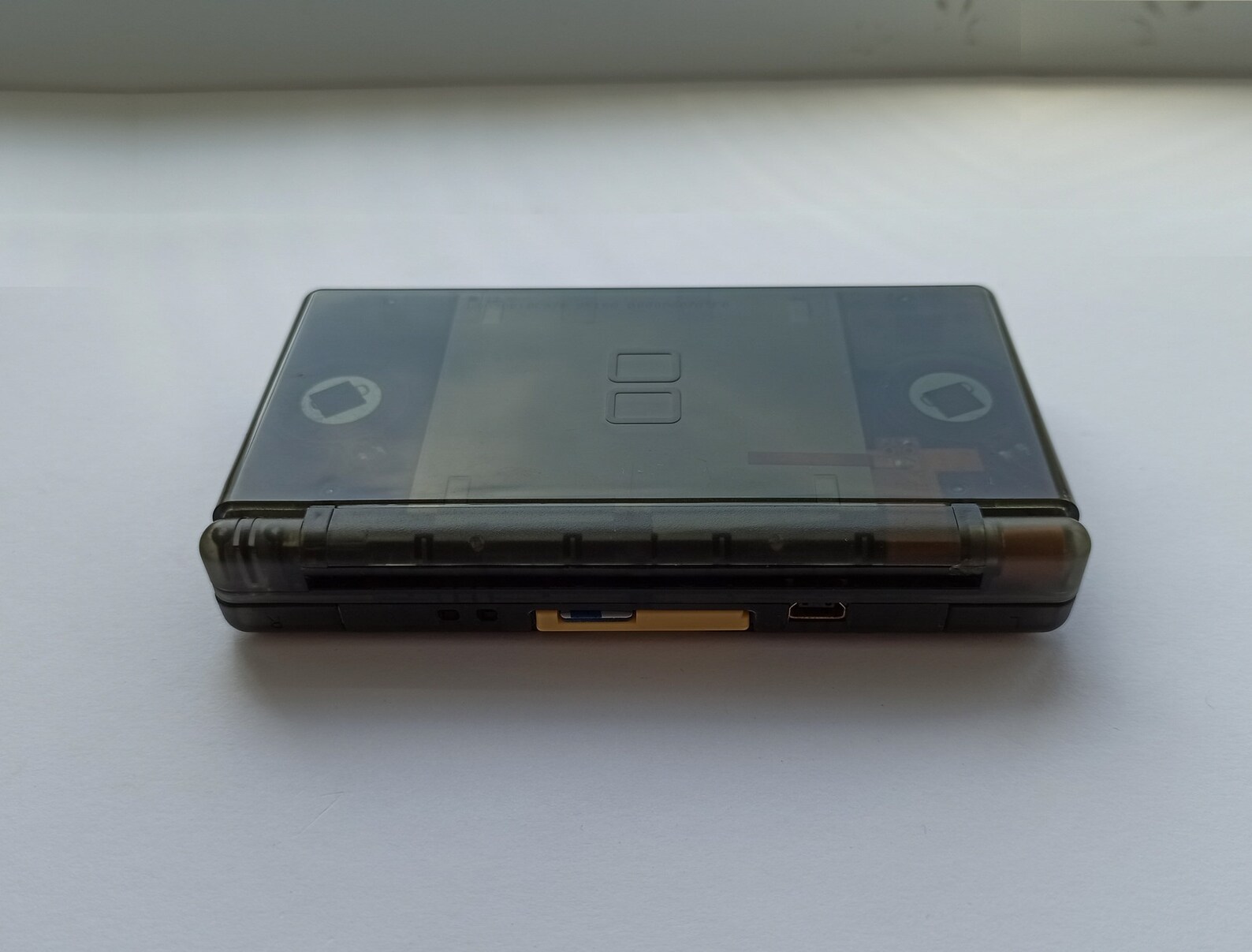 Nintendo DS lite Console custom modded with transparent black | Etsy