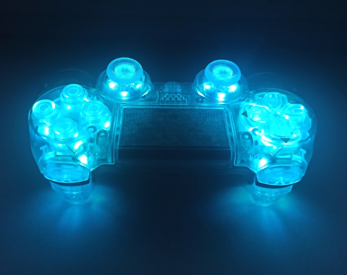 Dualshock 4 Custom Modded With New Housing Case Magnetic Analogs Hall ...