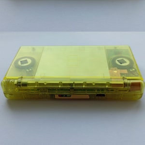 Nintendo DS Lite Console Custom Modded With Transparent Yellow Shell - Etsy