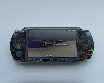 Metal Gear Solid Theme Sony PSP 3000 Console Mint Condition Custom ...