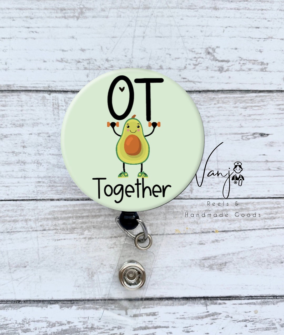 OT Badge Occupational Therapy ID Holder - Etsy
