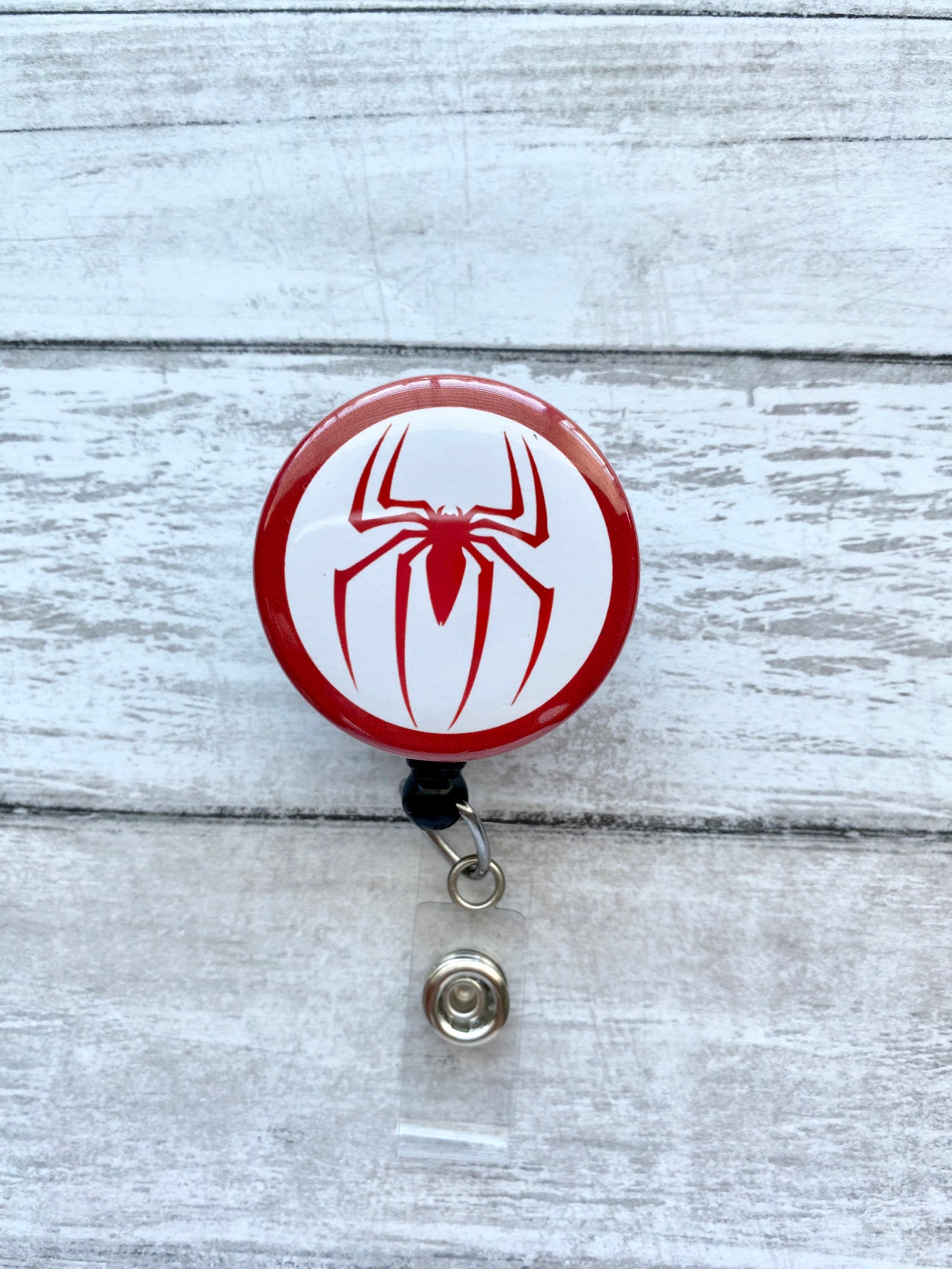 Spider Inspired Badge Reel Retractable - Etsy