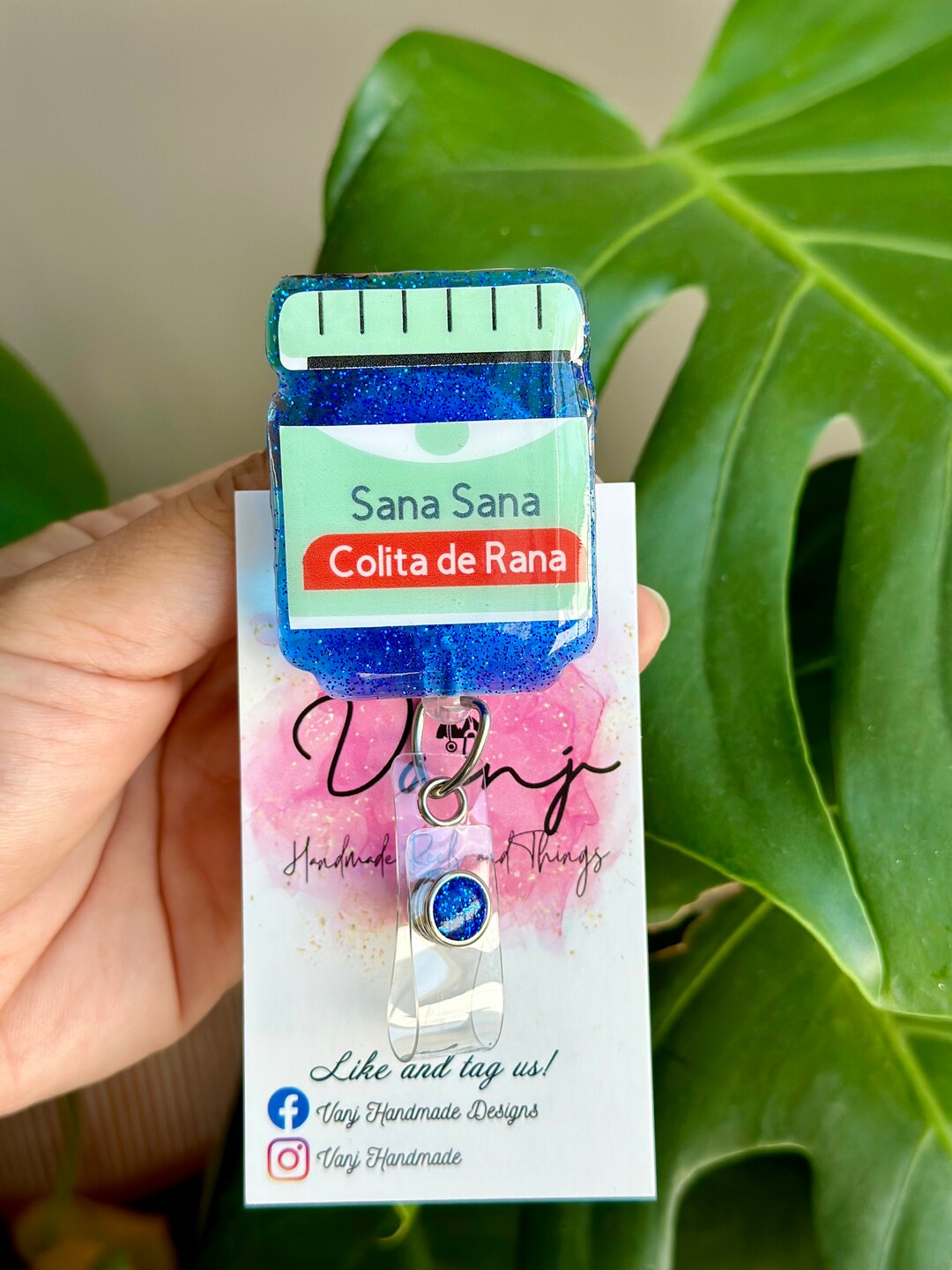Sana Sana Resin Badge Reel - Etsy