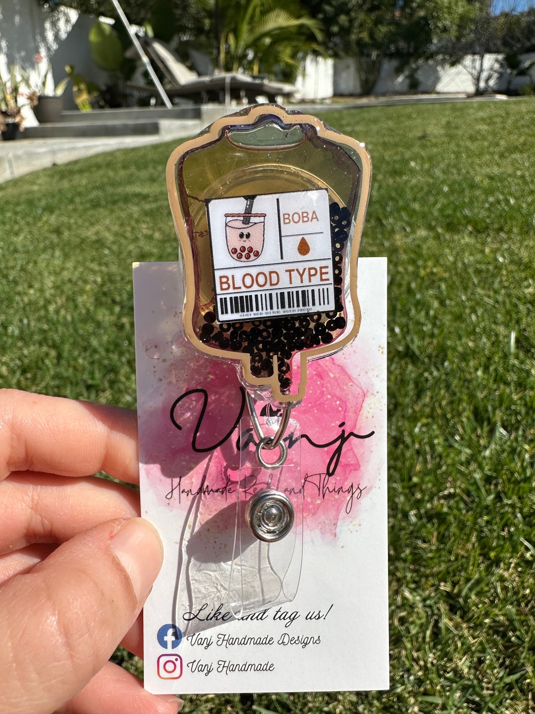 Boba/ Milk Tea/ Bubble Tea Badge Reel - Etsy