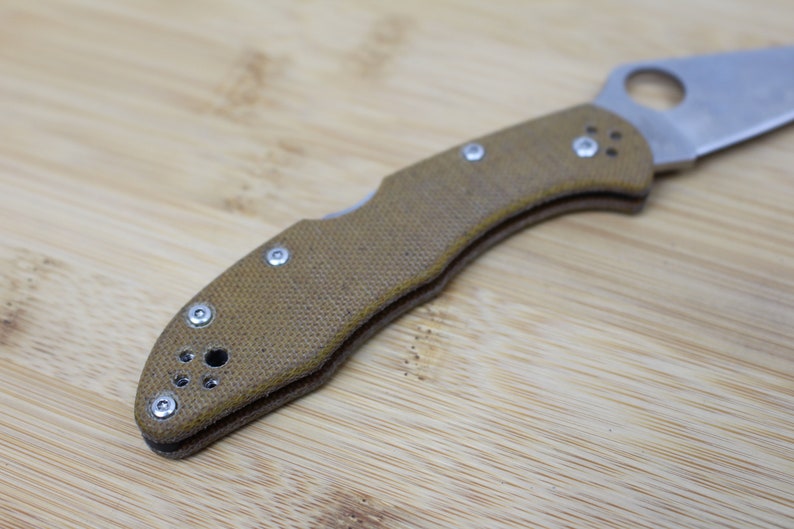 Spyderco Delica 4 Micarta Scales/handles - Etsy