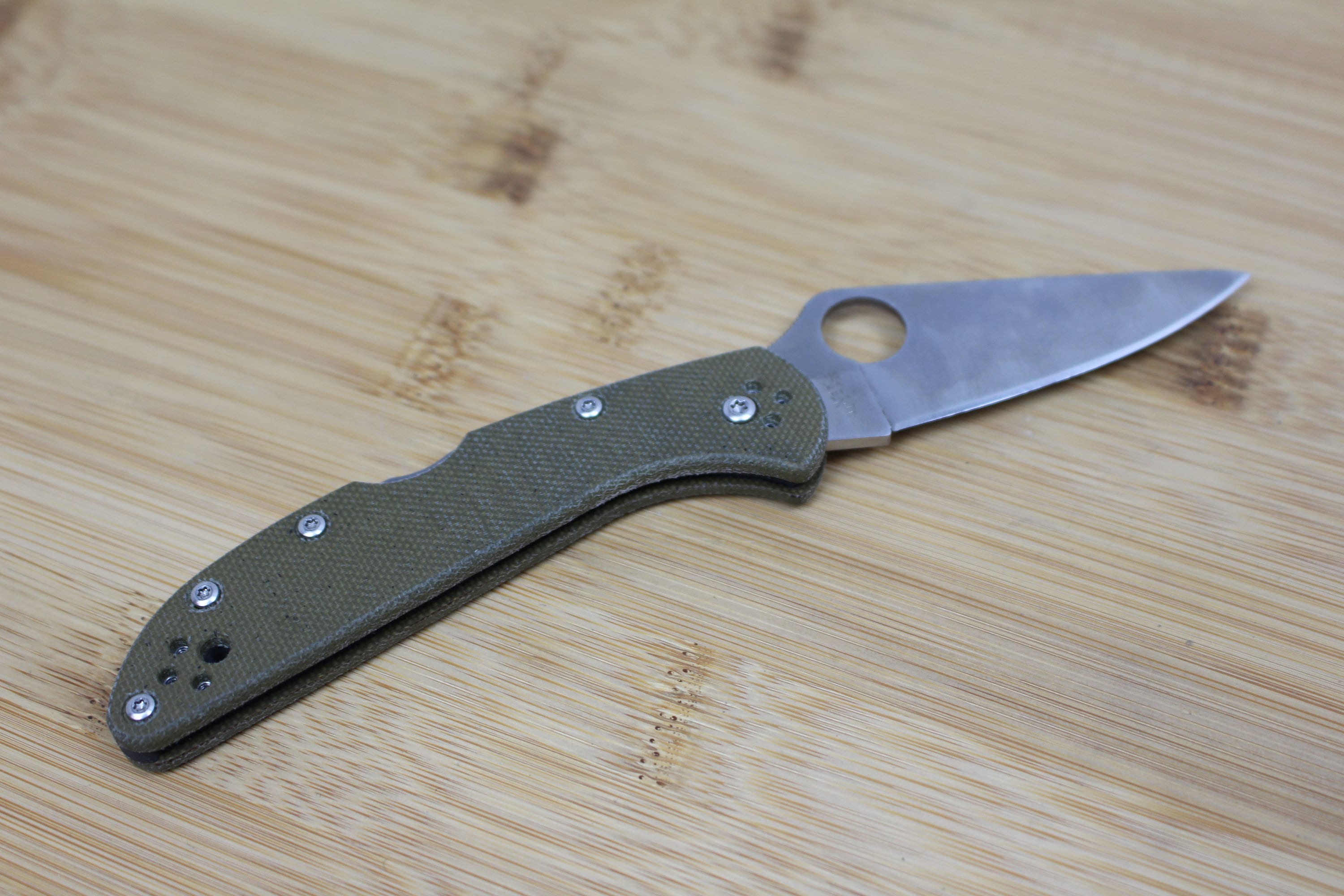 Spyderco Delica 4 Skinny Micarta Scales/handles - Etsy