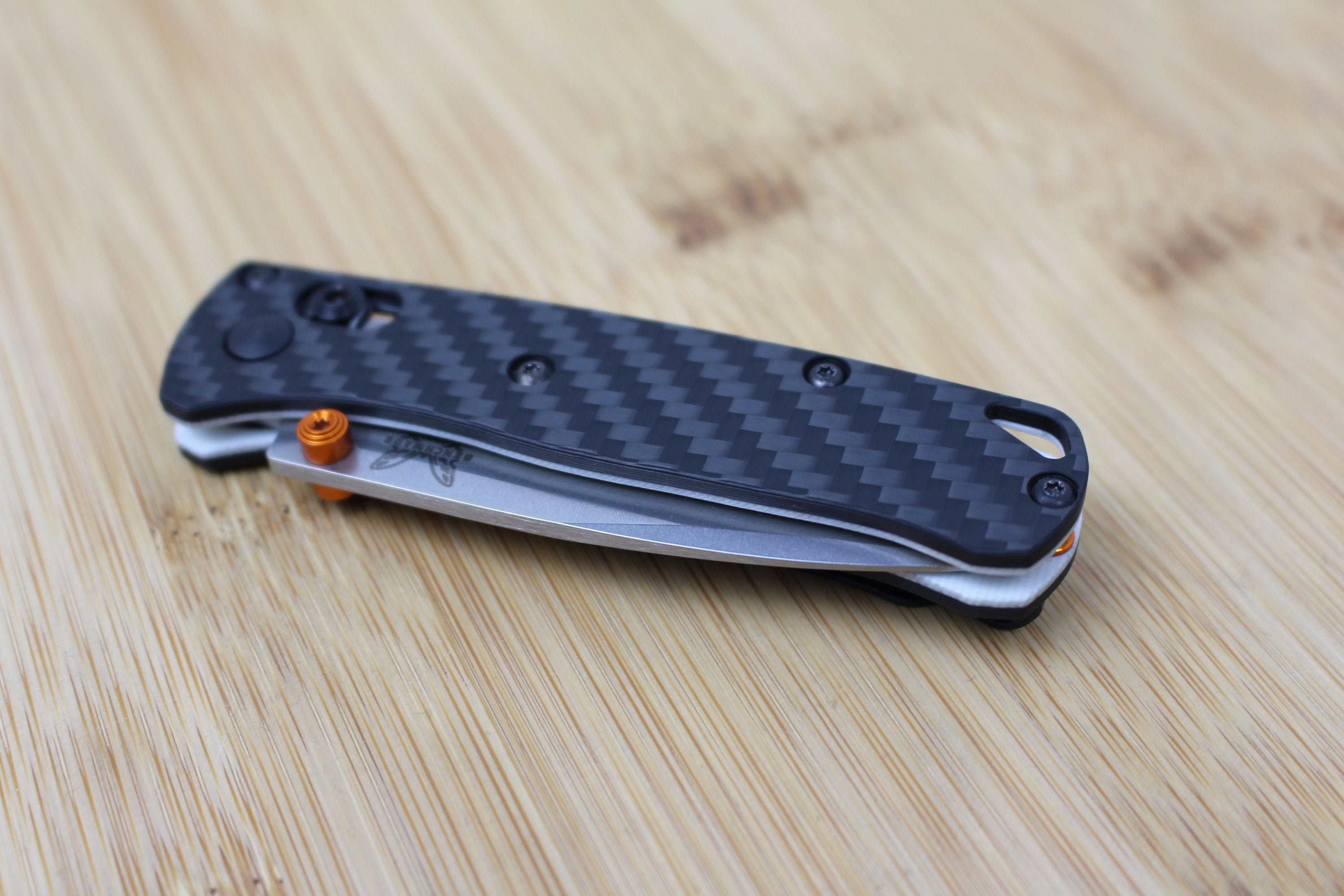 Benchmade Mini Bugout 533 Scales Carbon Fiber W/ G10 Liner | Etsy