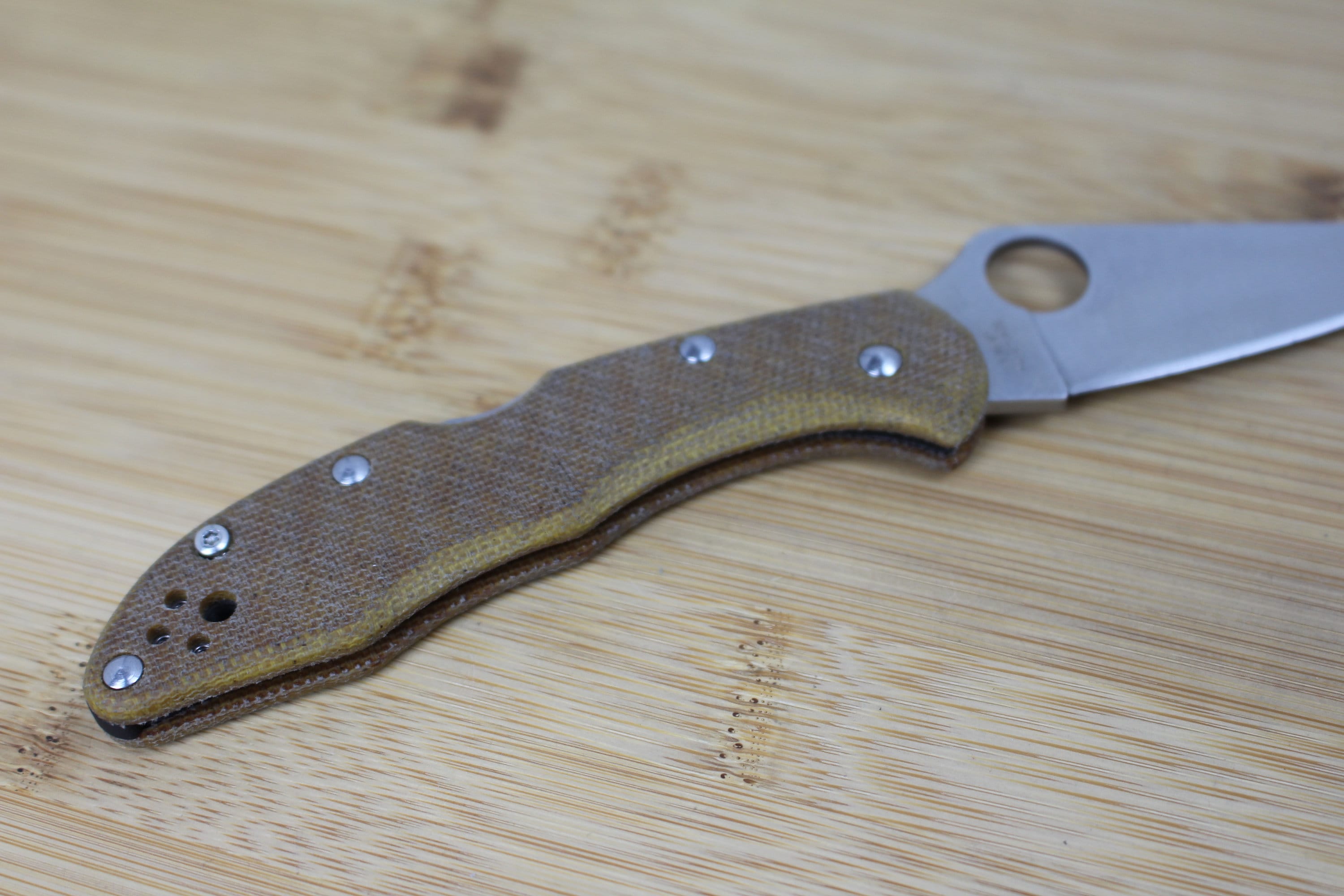Spyderco Delica 4 Micarta Scales/handles - Etsy