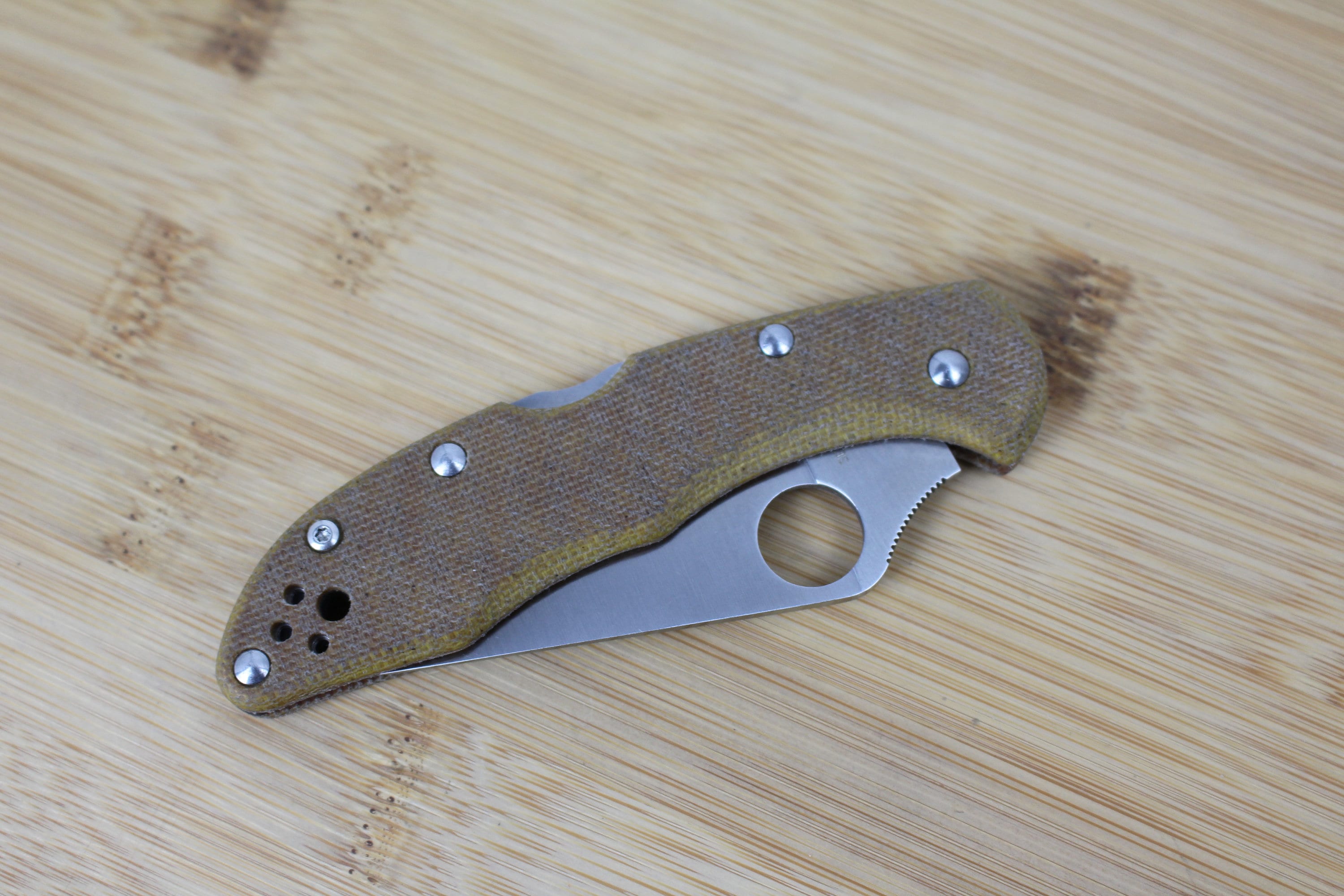 Spyderco Delica 4 Micarta Scales/handles - Etsy