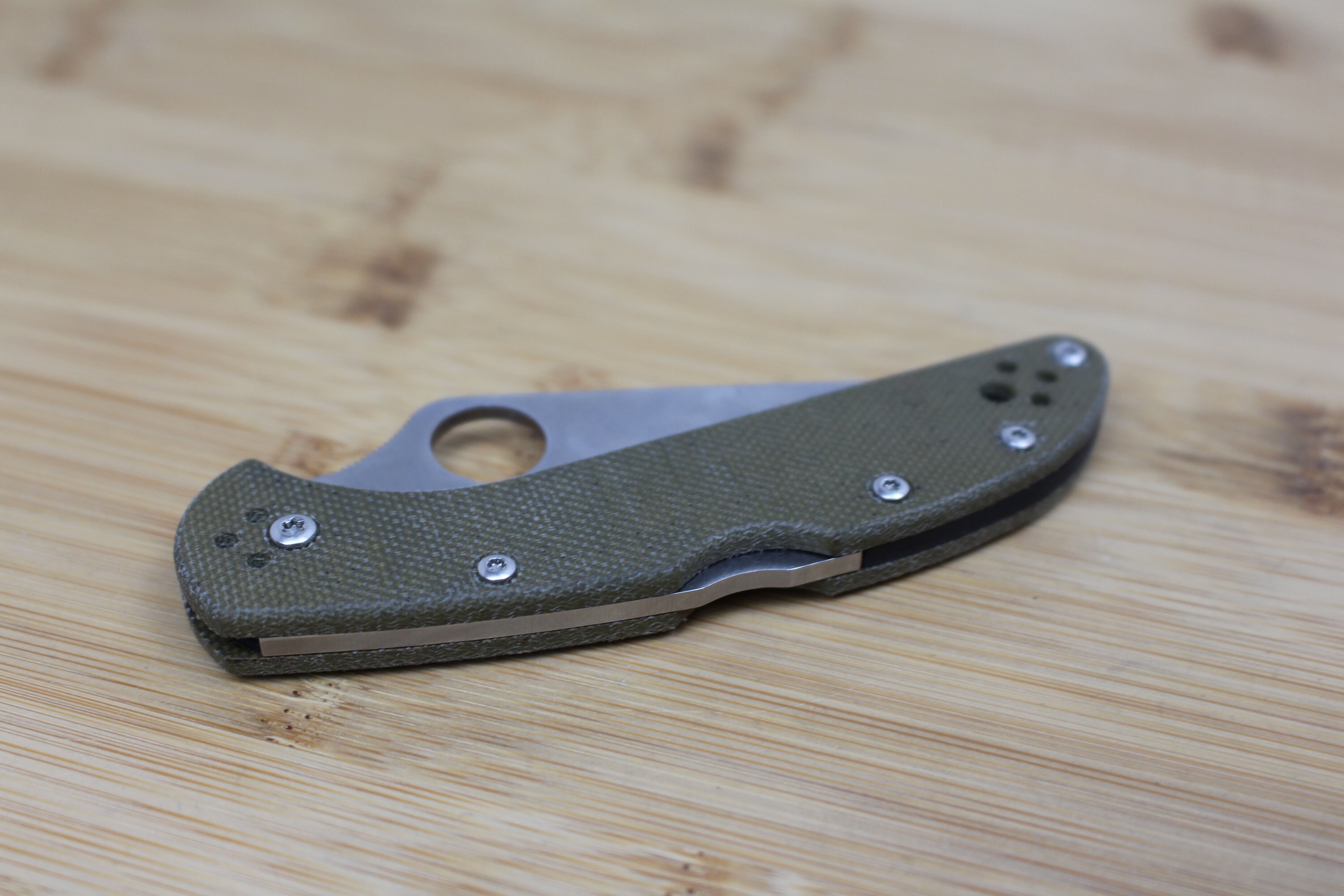 Spyderco Delica 4 Skinny Micarta Scales/handles - Etsy