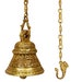 Indian Gods Engraved on Brass Hanging Bell, Hanging Decor Chain for ...
