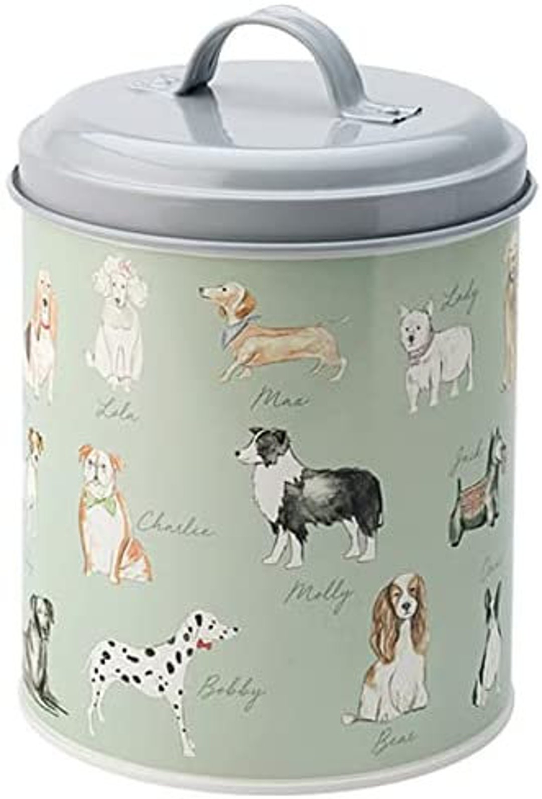 Pastel Pets Treat Tin Dogs Food Tin Dog Food Storage Dig - Etsy UK