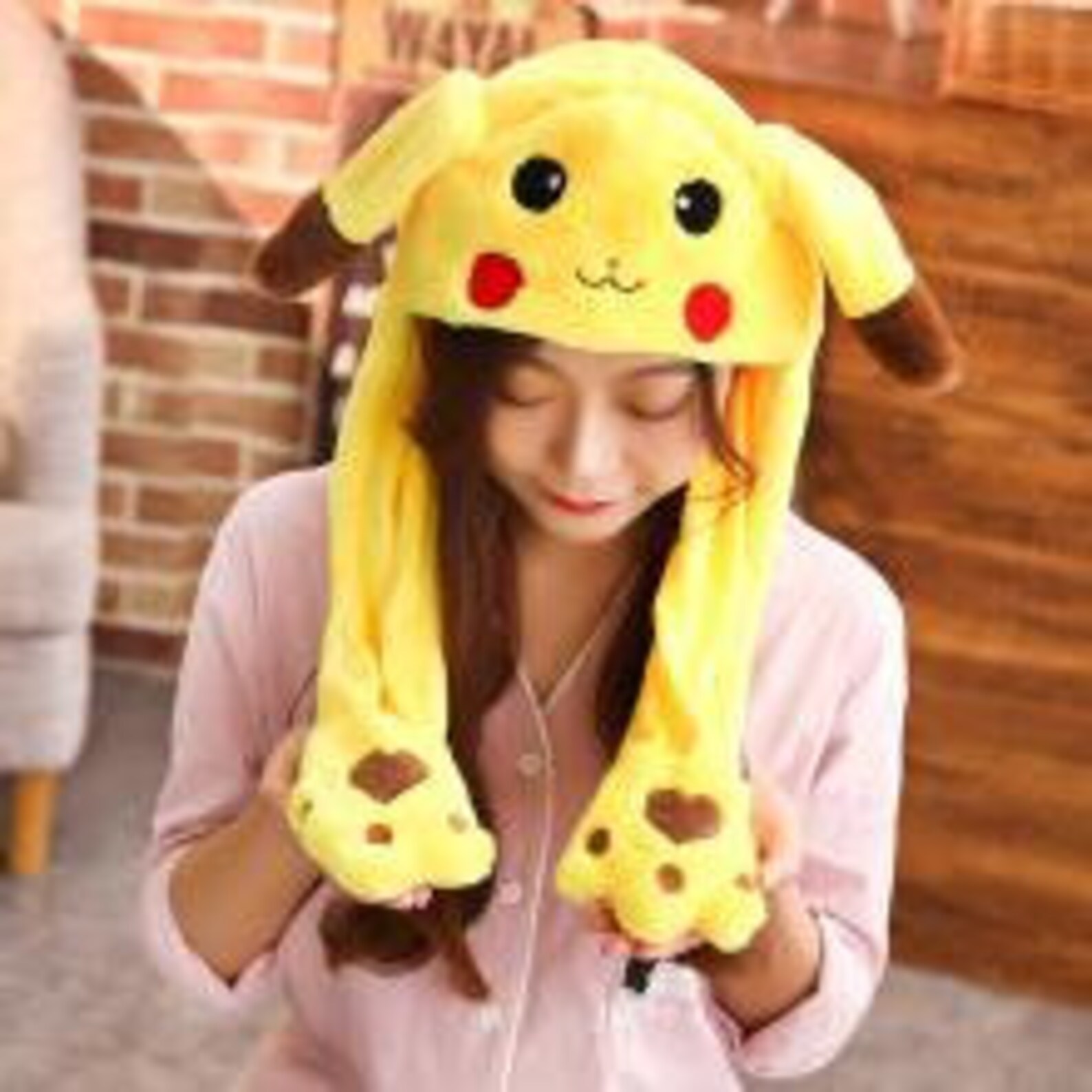 Pikachu Hat Moving Ears | Etsy
