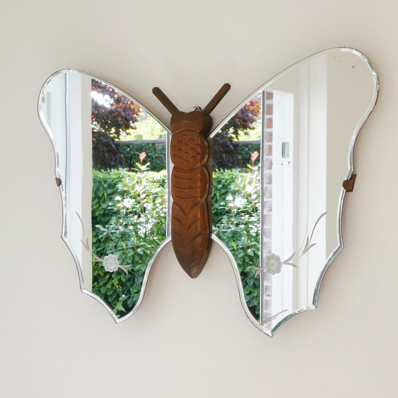 Butterfly Mirror - Etsy