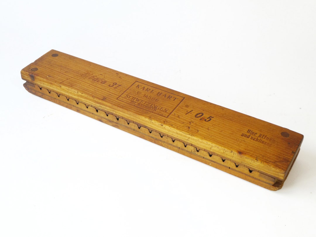 Antique German Wooden Branded Cigar Press , Kart Hart Cigar Box With 20 ...
