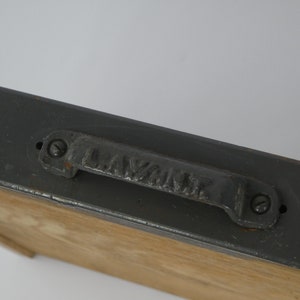 Original Vintage Wooden Letter Box With Metal Handles - Etsy