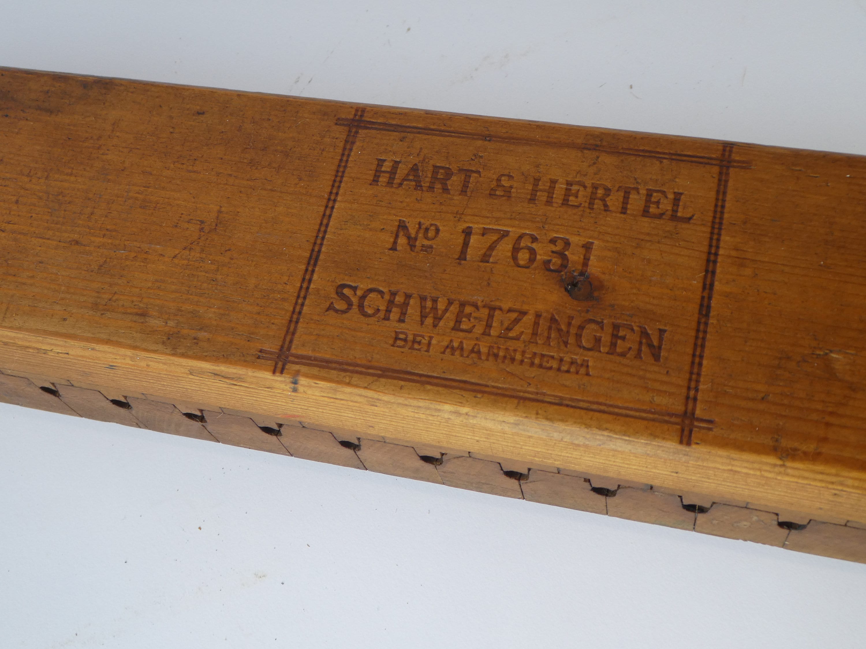 Large Antique German Wooden Cigar Press, Hart & Hertel Cigar Box With ...