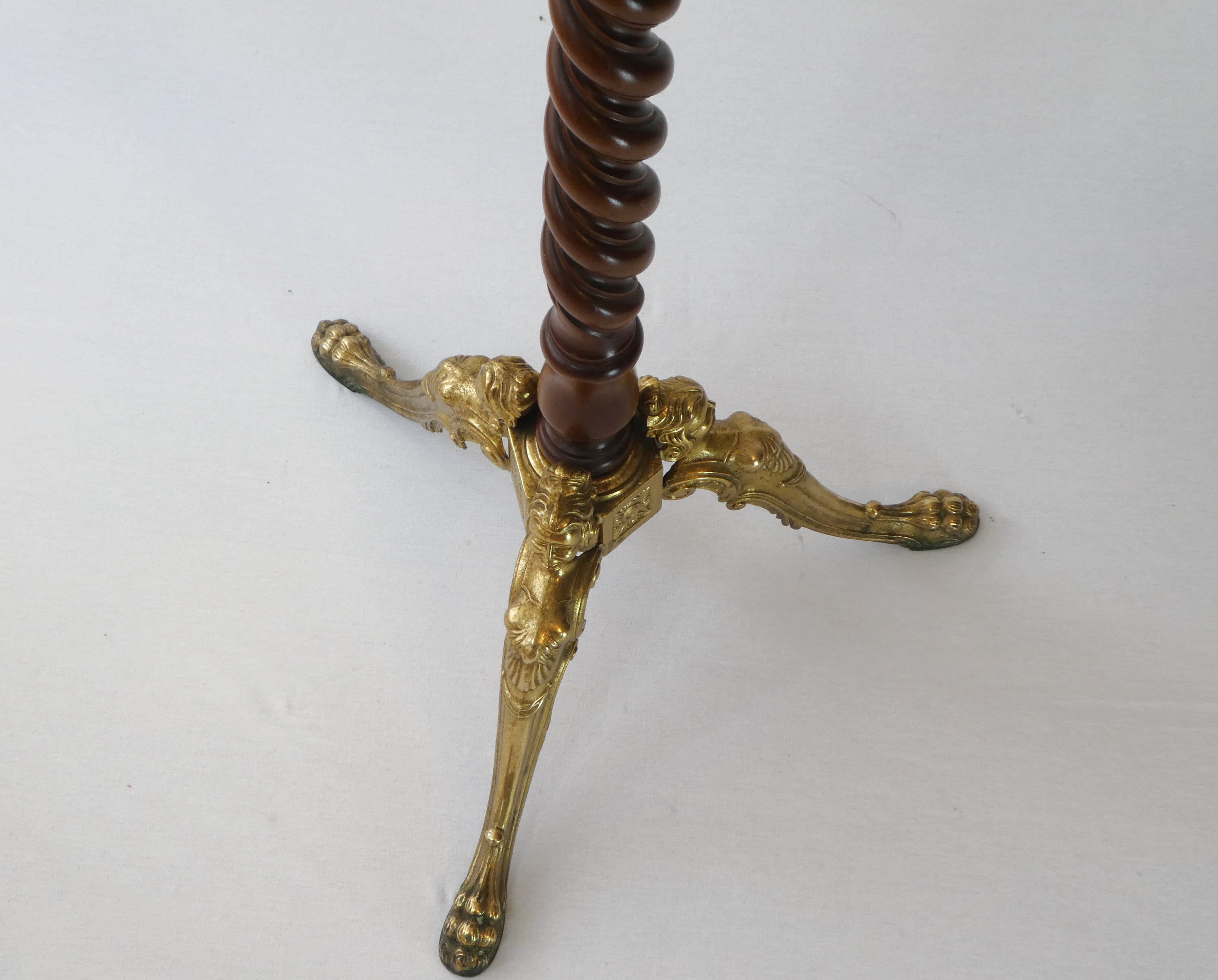 Stunning Italian Standing Barley Twist Coat Rack With Brass - Etsy