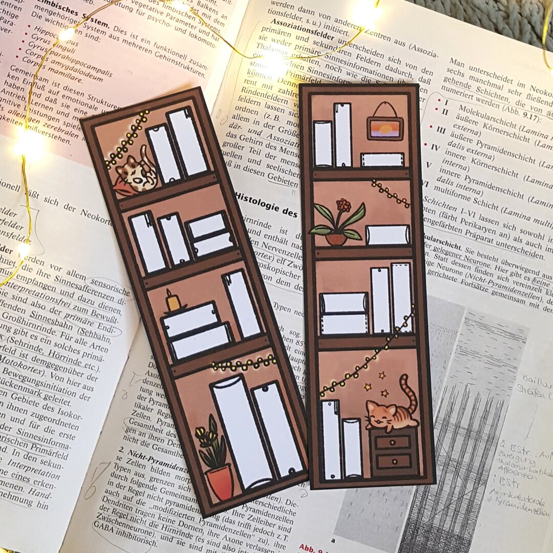 Bookshelf Tracker Bookmark Book Tracker Bookmark Selfmade - Etsy