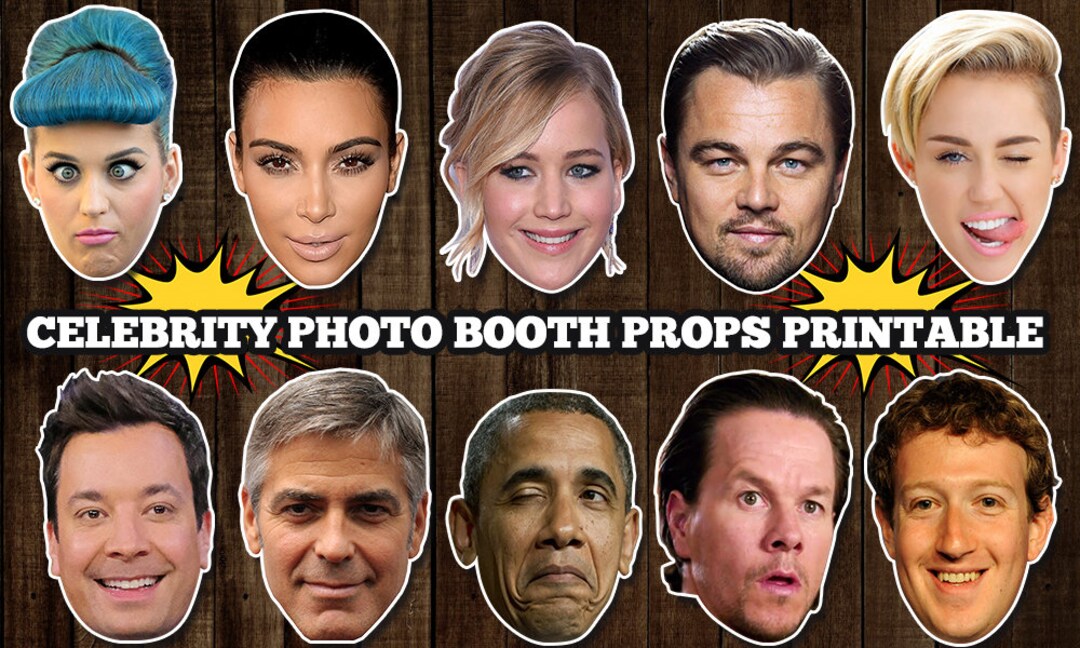 Celebrity Photo Booth Props, Hollywood Photo Booth Props, Hollywood ...