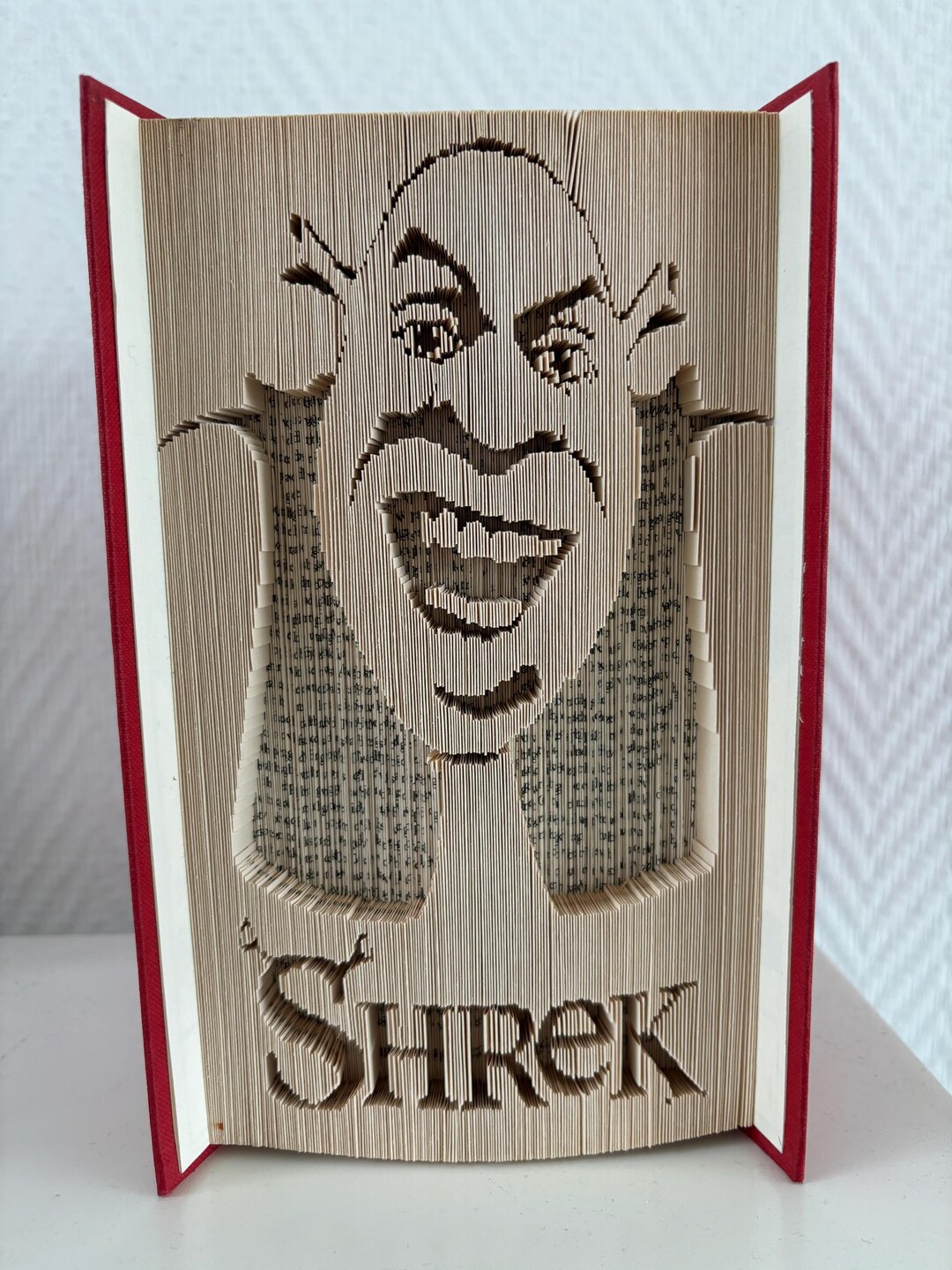 Book Folding Pattern 'shrek' Unique Gift! - Etsy
